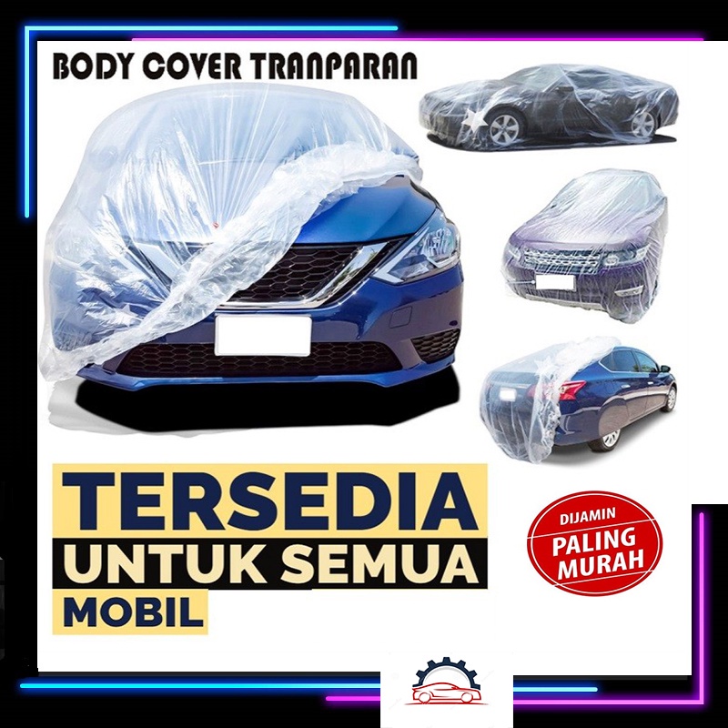 Jual Sarung Cover Body Mobil Plastik Disposable Transparan Auto Cover ...