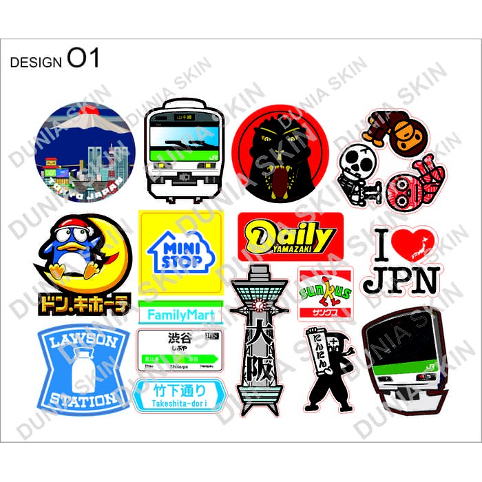 Jual Stiker Koper Rimowa Travel Label Design O1 Famous Logo JAPAN TOKYO ...