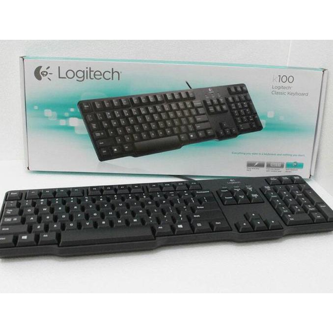 Jual Logitech Keyboard K100 RESMI | Shopee Indonesia