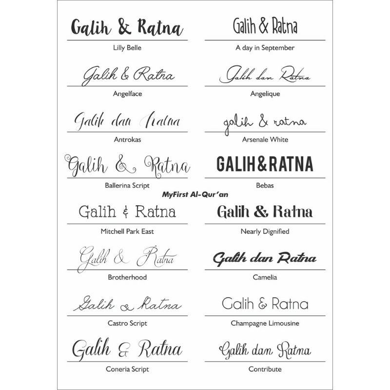 Jual Pilihan Fonts Custom Qur'an | Shopee Indonesia