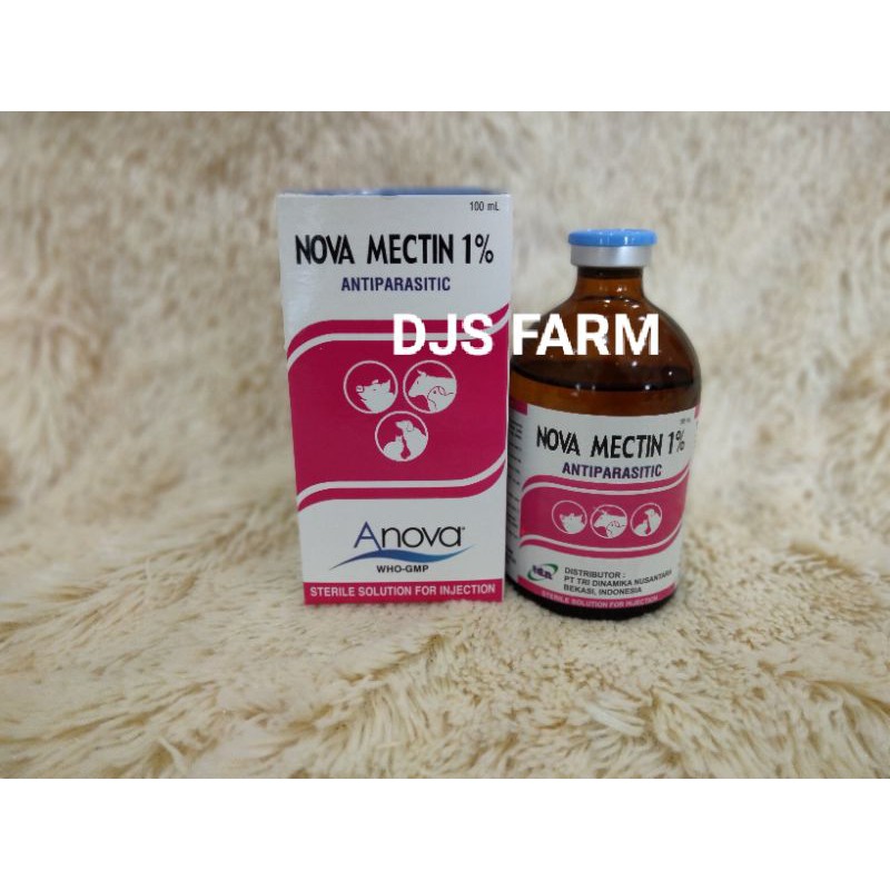 Jual Nova Mectin 100 ml Obat Cacing Gudig Kutu Antiparasit | Shopee ...