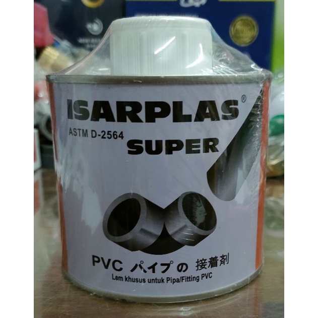 Jual LEM KALENG ISARPLAS LEM PIPA/FITTING PVC 400g | Shopee Indonesia