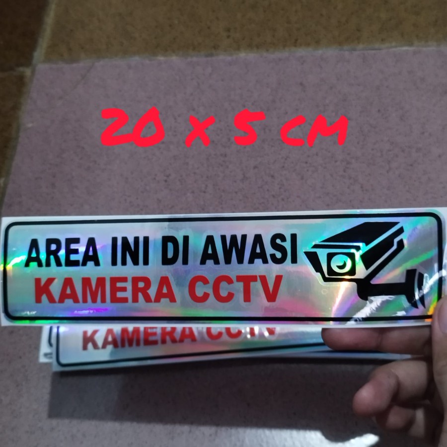 Jual Stiker cutting sticker kamera cctv pintu cafe taman rumah toko ...