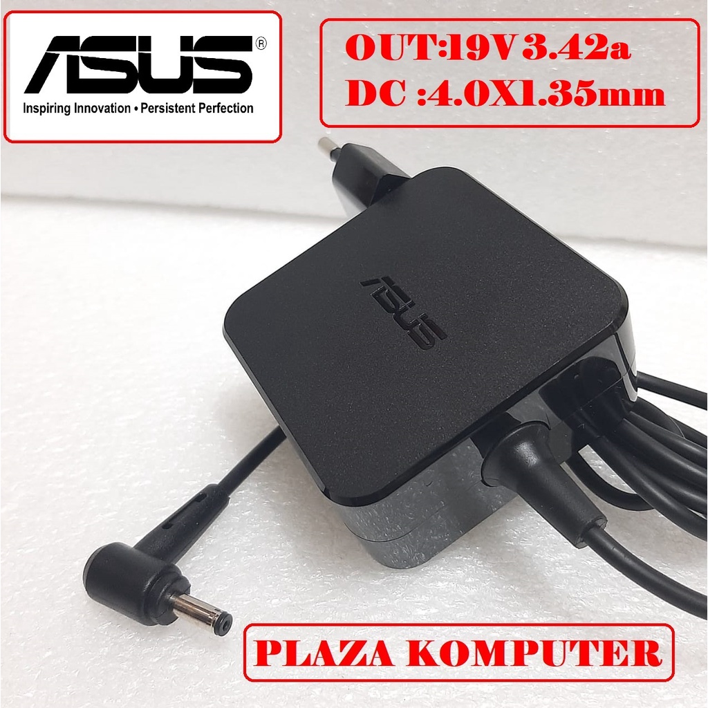 Jual Adaptor Charger Original ASUS A442U 19v 3.42a Smull plug | Shopee Indonesia