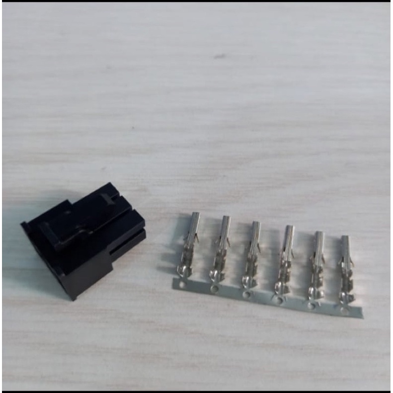 Jual soket power 6 pin + terminal 6 buah antminer all series dan VGA ...