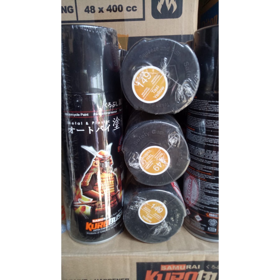 Jual pilok pilox samurai taxi yellow 149 400ml kuning tua kuning gelap ...