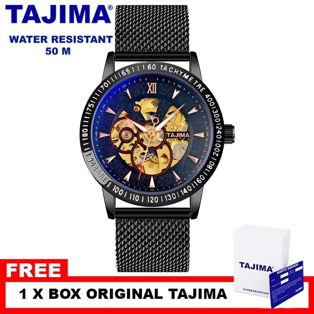 Jual TAJIMA Jam Tangan Automatic 1894 Tahan Air 50 Meter Garansi 1 ...