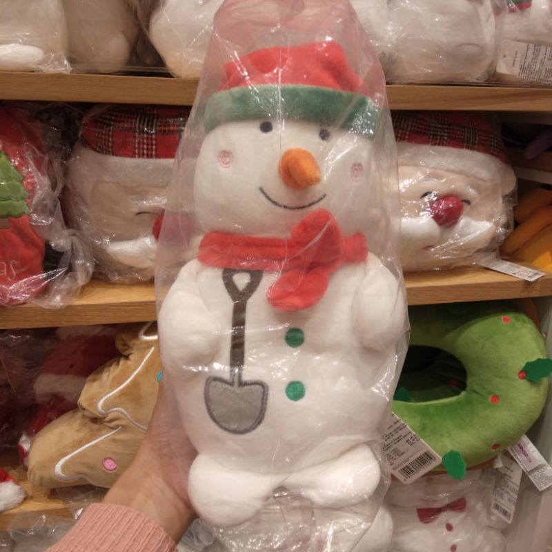 Jual snowman plush toy miniso / boneka snowman miniso | Shopee Indonesia