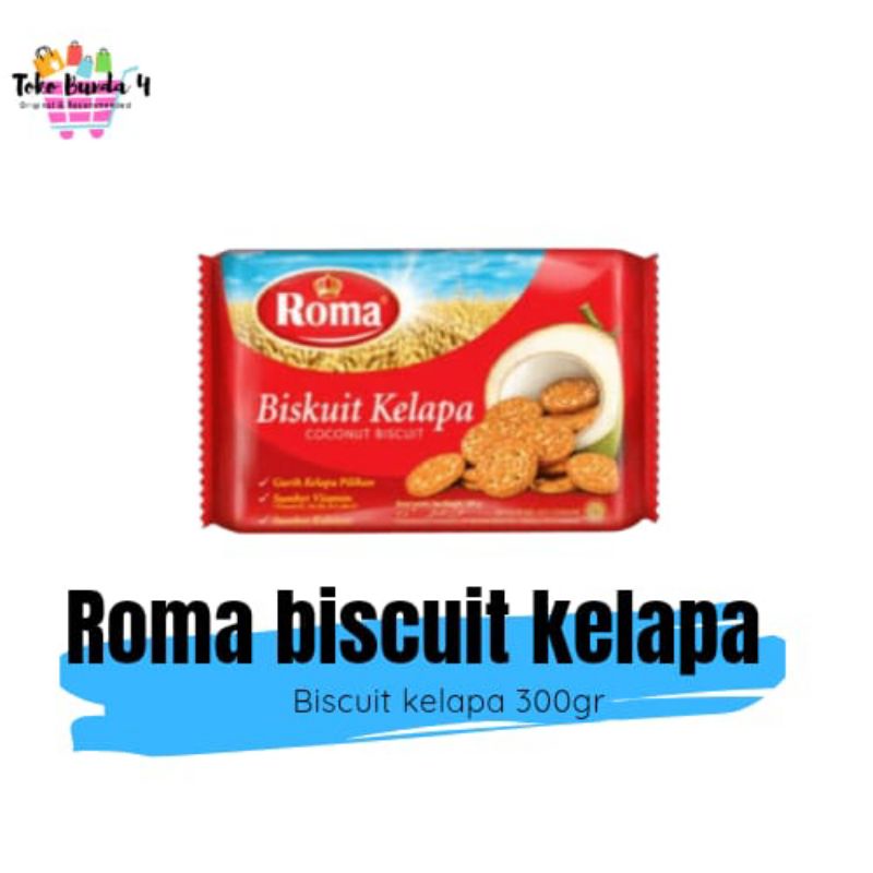Jual roma kelapa | roma Biskuit kelapa 300g | Shopee Indonesia