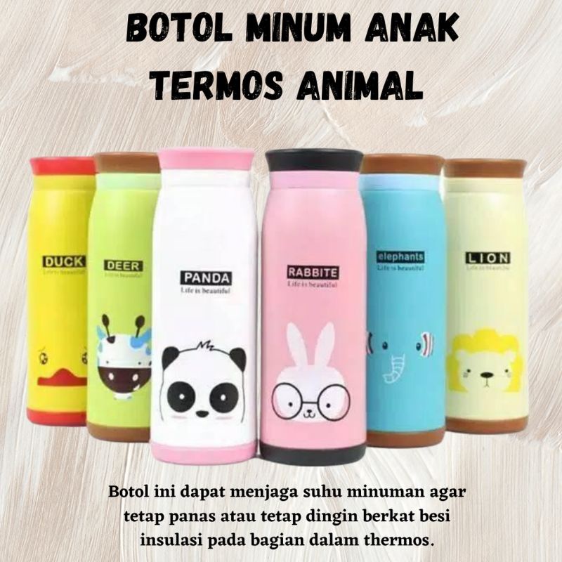 Jual TERMOS AIR PANAS/TERMOS KARAKTER KECIL/TERMOS BOTOL MUDAH DIBAWA ...