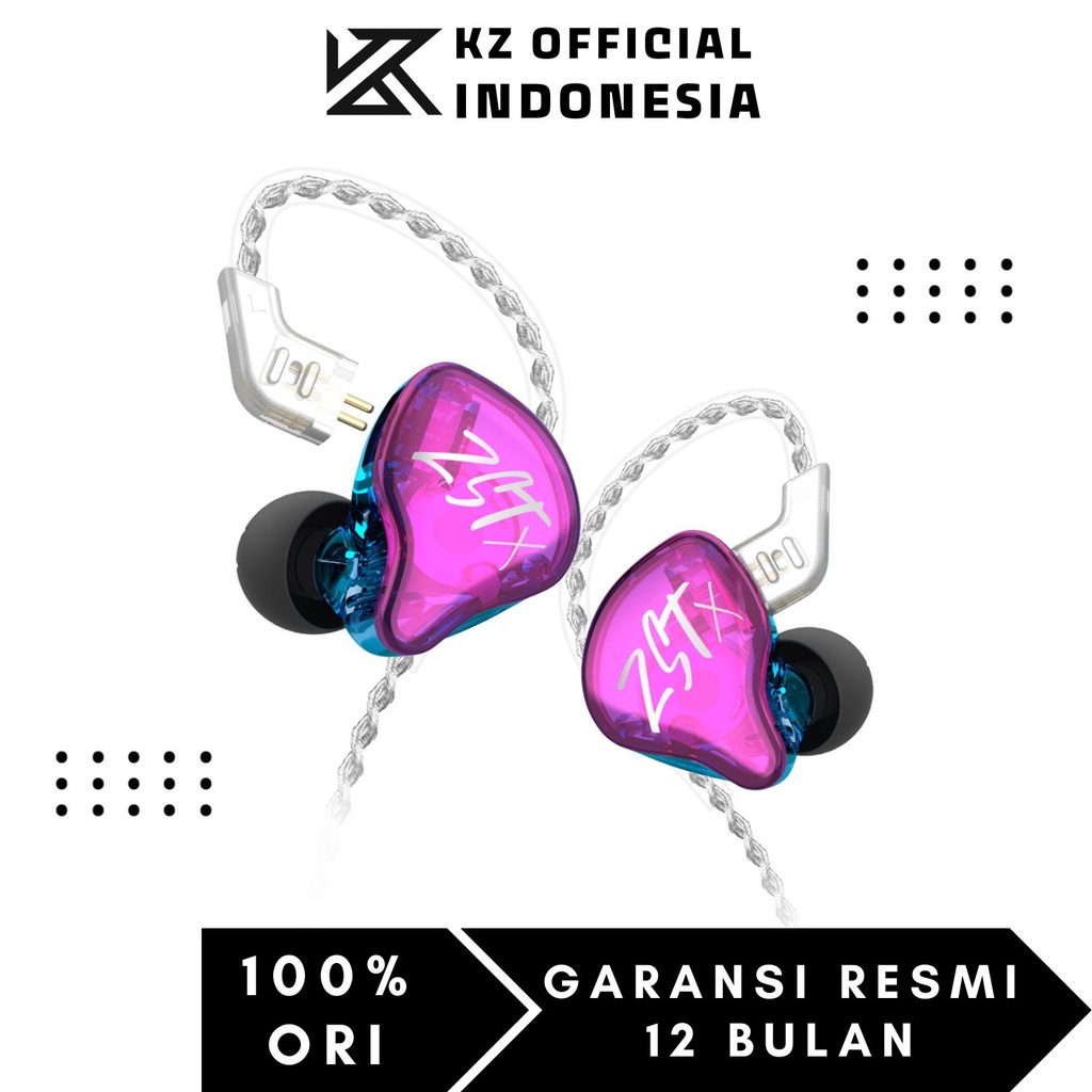 Jual KZ ZST X In Ear Earphone with MIC - Garansi Resmi | Shopee Indonesia