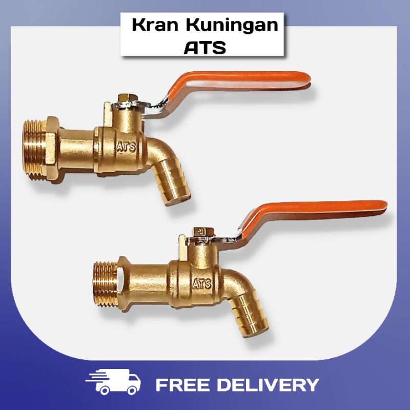 Jual Kran Tembok Kran Taman Kuningan ATS 1/2" / 3/4" | Shopee Indonesia