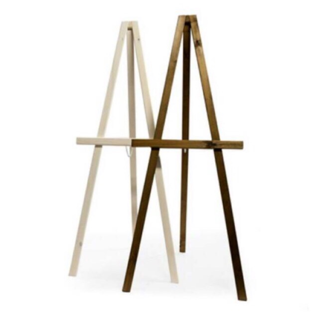 Jual standing kayu standar 120 cm / Kaki papan tulis tripod papan tulis ...