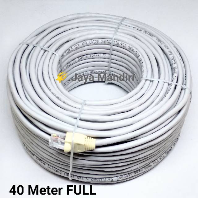 Jual KABEL LAN 40METER CAT5E (VASCOLINK) | Shopee Indonesia