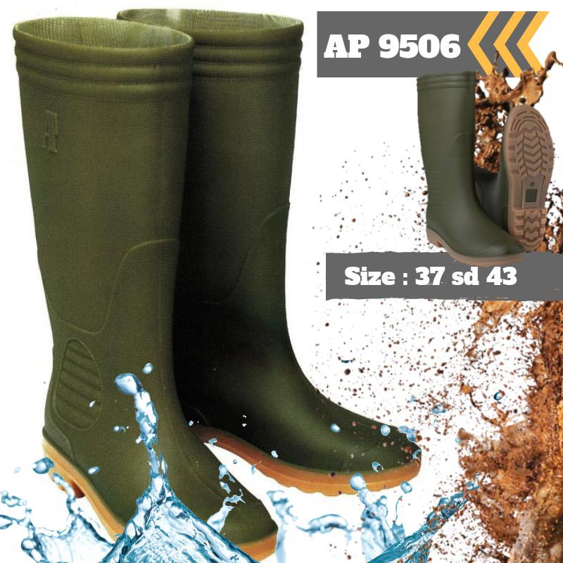 Jual Sepatu Boots Karet Multiguna [ORIGINAL AP Boots 9506] | Shopee ...