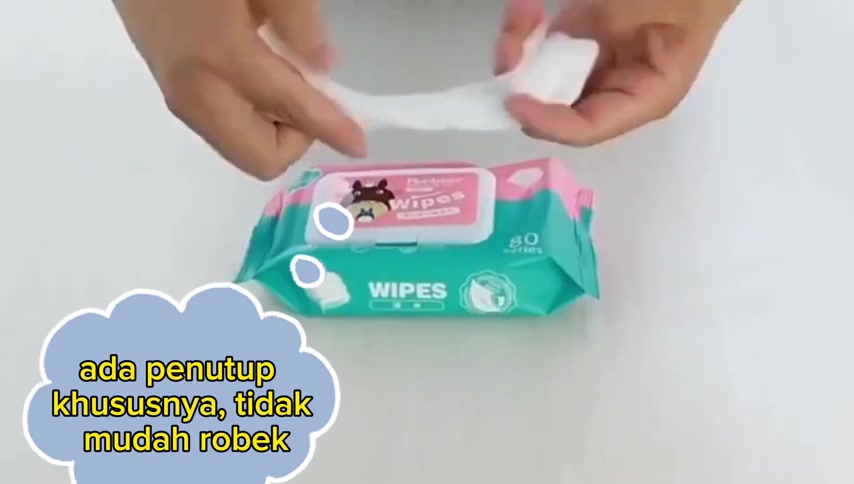 Jual KP122 - TISU BASAH BAYI ISI 80 LEMBAR TISSUE BASAH BABY MURAH BABY ...