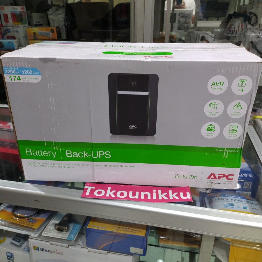 Jual UPS APC Back UPS BX 2200VA 1200W BX2200MI-MS | Shopee Indonesia