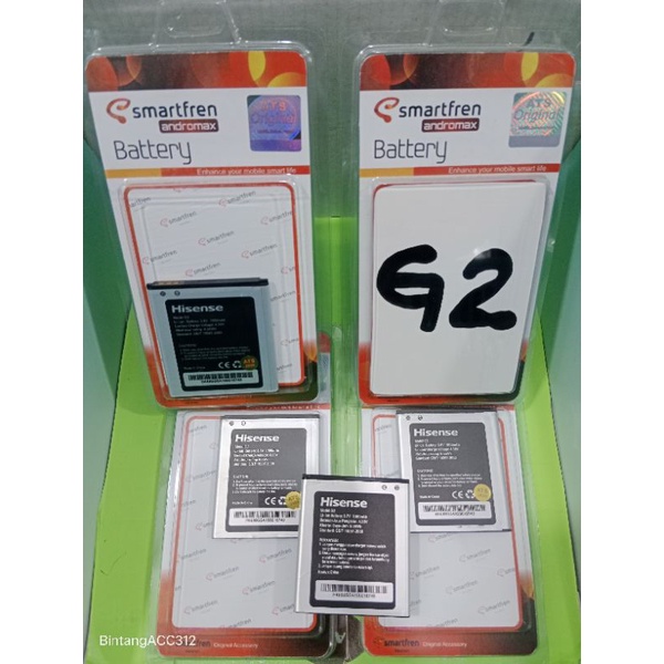 Jual BATERAI ANDROMAX G2(1500mAh) | Shopee Indonesia