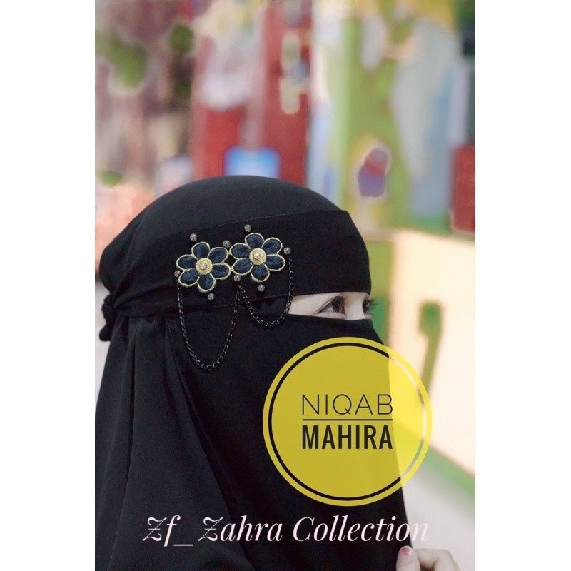 Jual Niqob/niqop mahira/purdah/cadar hitam/nikop cantik | Shopee Indonesia