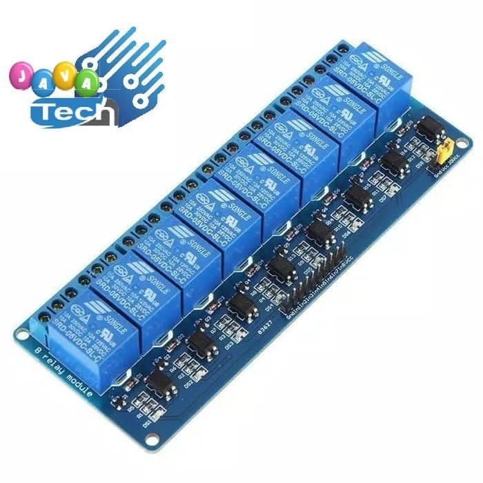 Jual Modul Relay 8 Channel Ch 5V 220V AC Module optocoupler | Shopee ...