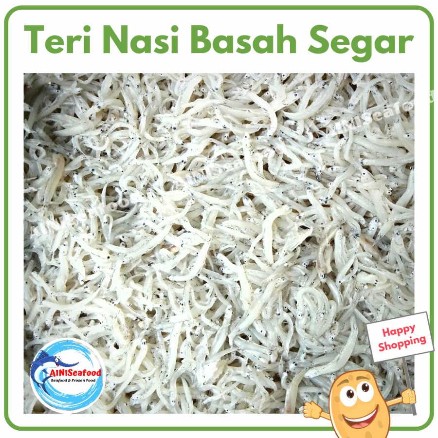 Jual Ikan Teri Nasi Teri Medan Teri Touge Basah / anchovies | Shopee ...