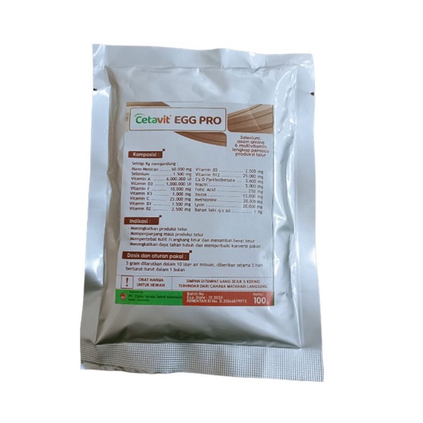 Jual CTSI / Cetavit Egg Pro Vitamin Selenium Asam Amino Multivitamin Pemacu Produksi Telur ...