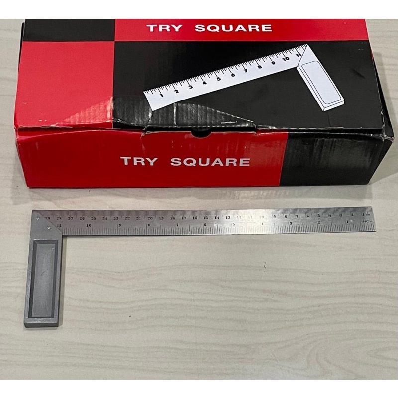 Jual MURAH siku meter 12 inchi siku tukang sudut 30cm siku rol mistar ...