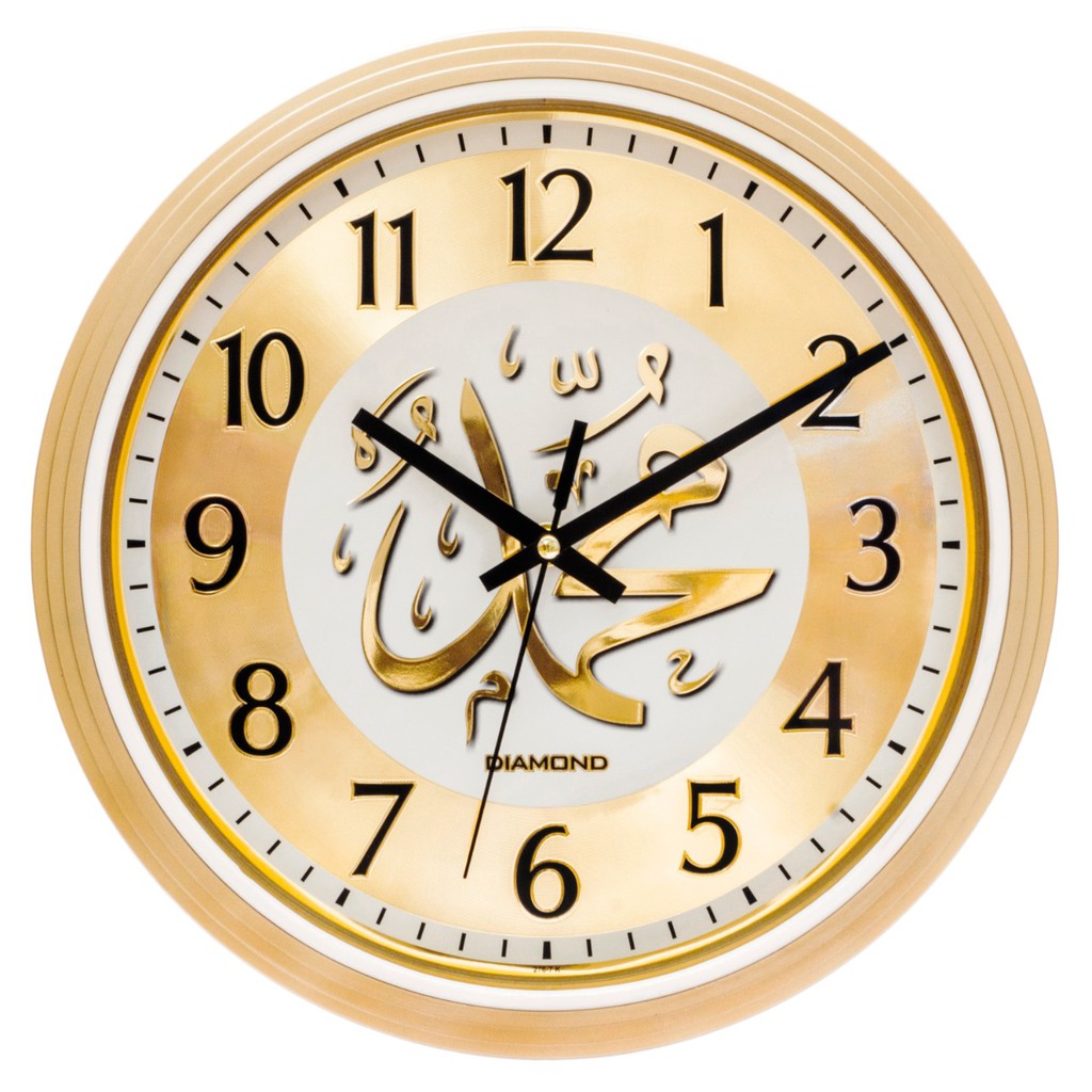 Jual Jam Dinding Diamond Muslim Series M321-7 - Lafadz Muhammad ...