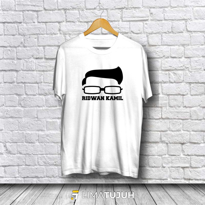 Jual Kaos Ridwan Kamil Logo Desain Baju Distro Bahan Premium 30s (ICS ...