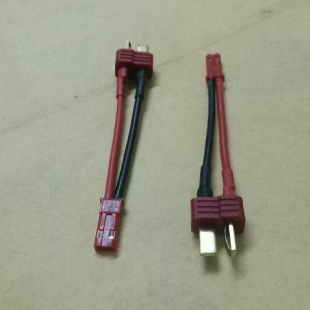 Jual Converter cable T dean male to Jst female plug connector | Shopee ...
