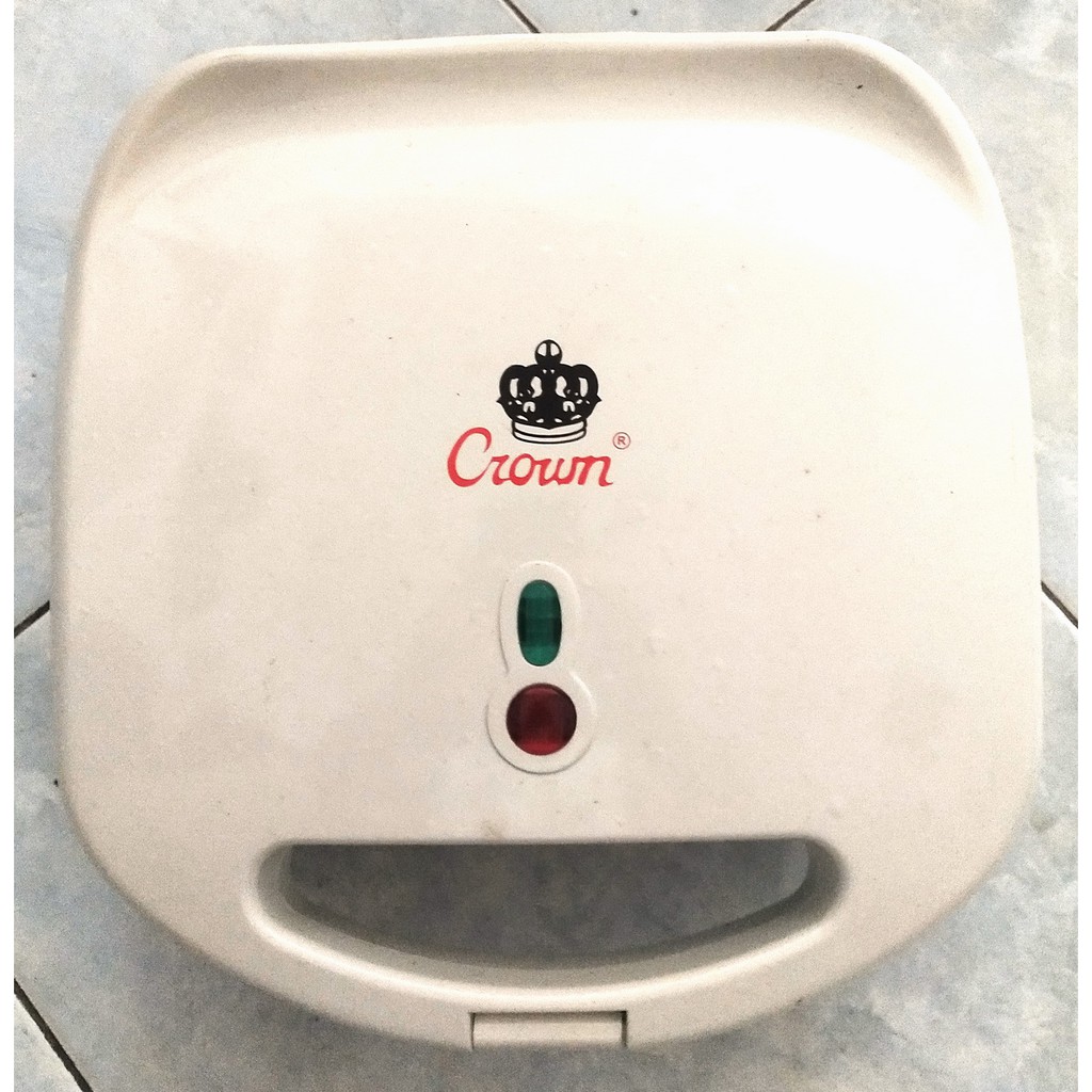 Jual Pemanggang Roti Tangkup Segitiga Crown - Putih | Shopee Indonesia