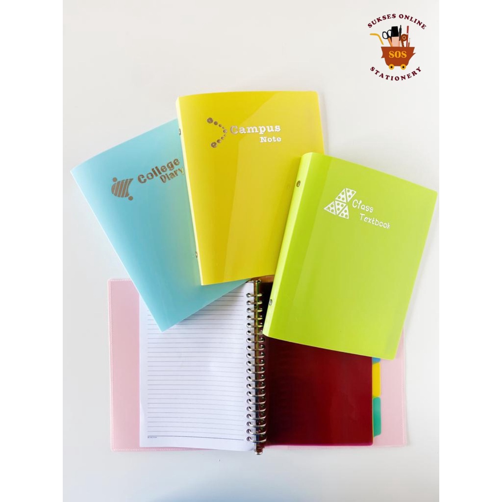 Jual SOS Binder Note GASTA A5-PP Cover Warna Hotprint / Bindernote ...