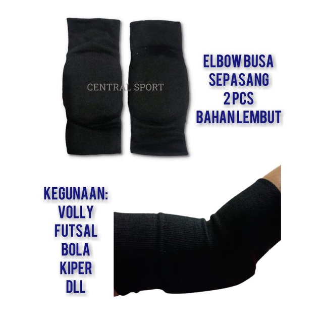 Jual ELBOW PAD DEKER DECKER PELINDUNG SIKU BUSA BOLA/FUTSAL/VOLLY/KIPER ...