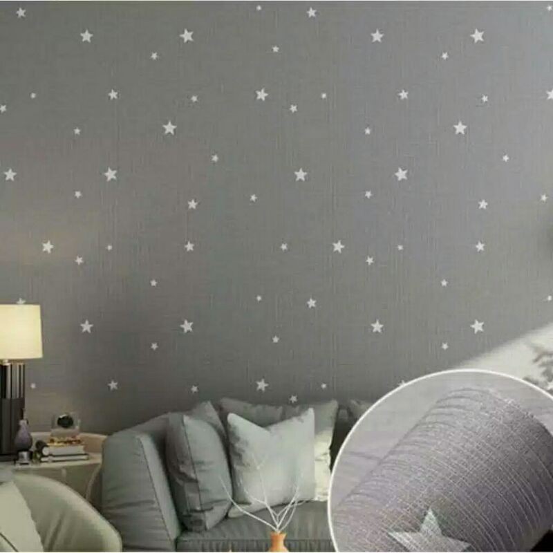 Jual WALLPAPER DINDING / WALLPAPER STIKER / WALLSTIKER MOTIF BINTANG ...