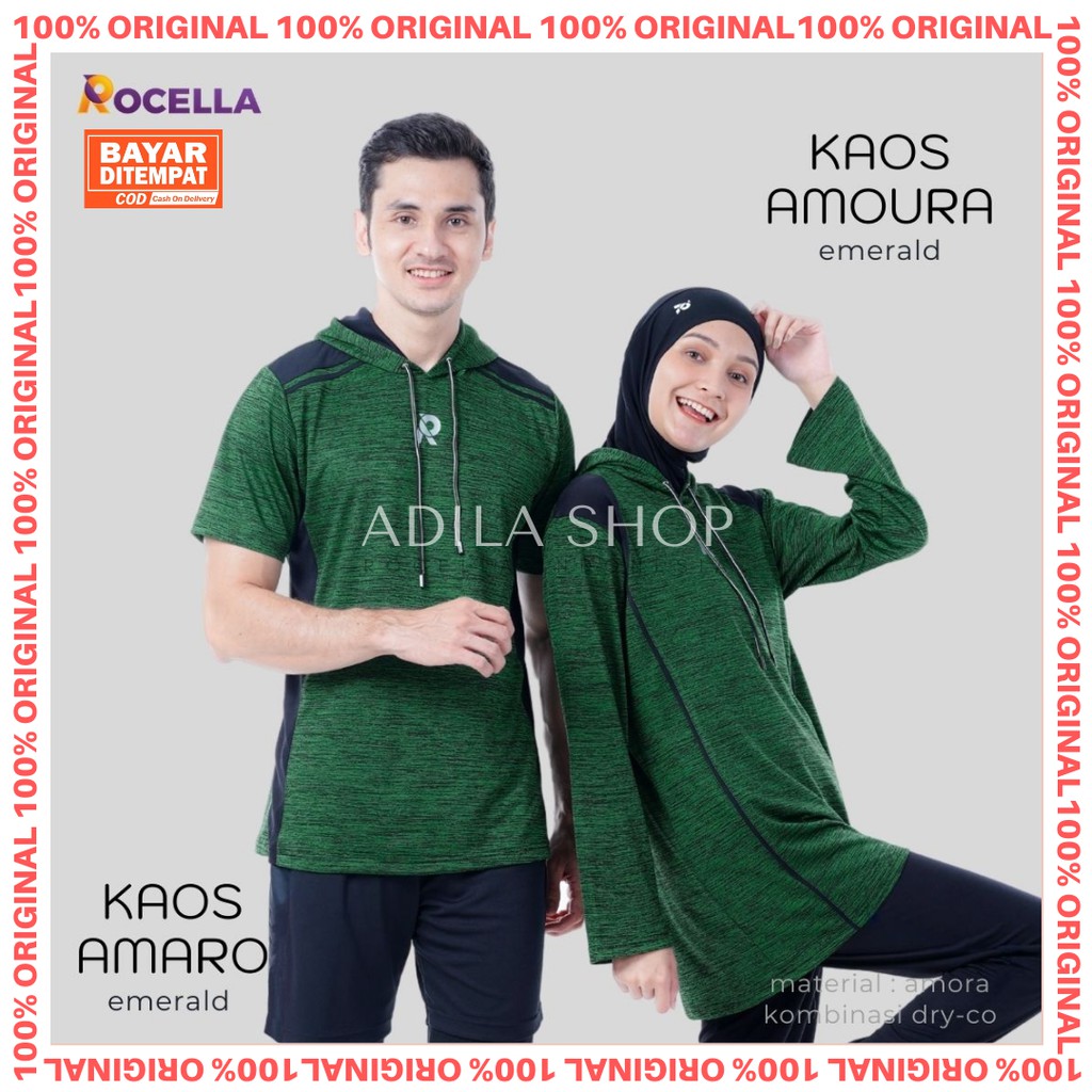 Jual Kaos Olahraga Couple Pria dan Wanita Kaos Jogging Sepeda Running ...
