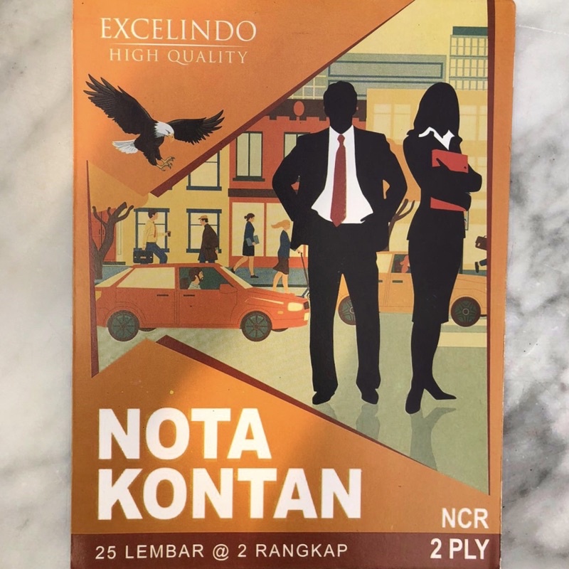 Jual NOTA KONTAN BESAR EXCELINDO 25 LEMBAR X 2 PLY NCR KERTAS NOTA ...