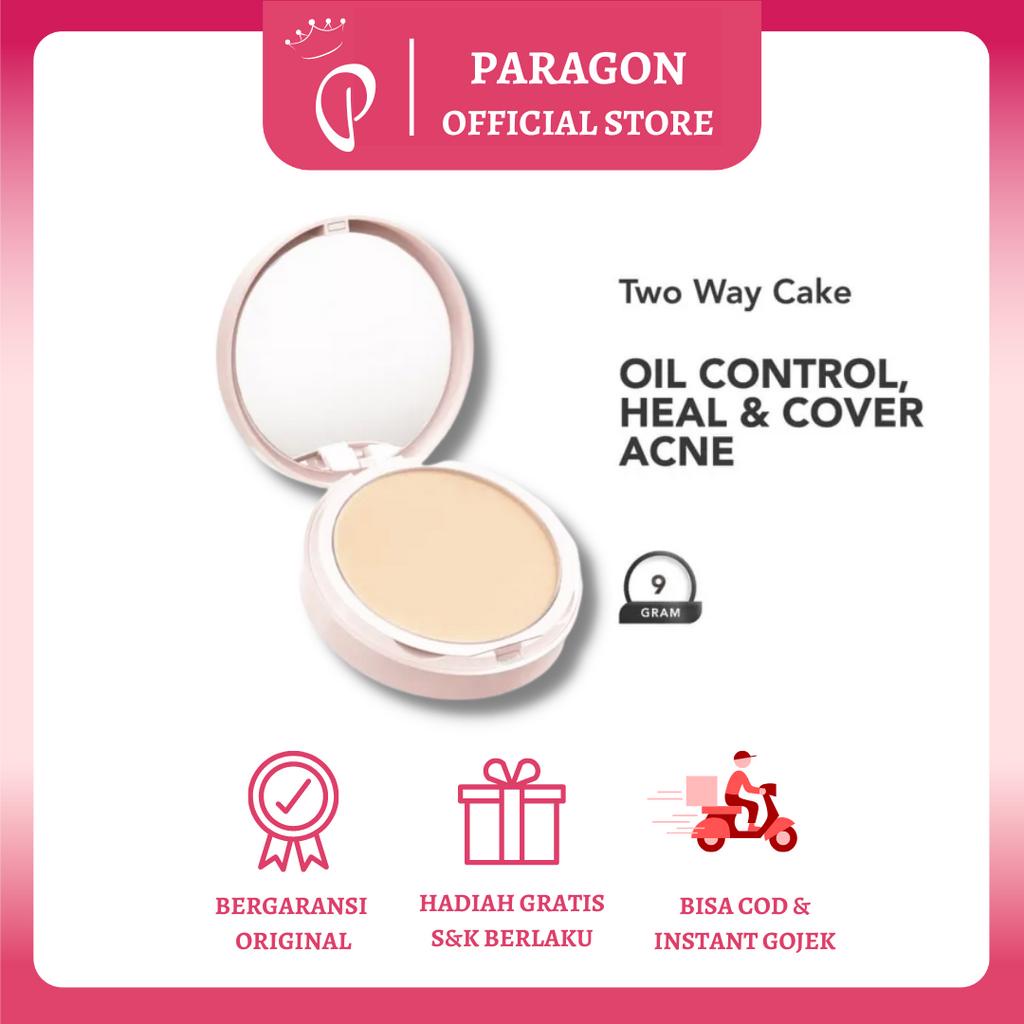 Jual Sea Makeup Acne Cover & Smooth Two Way Cake Pressed Powder & Matte ...