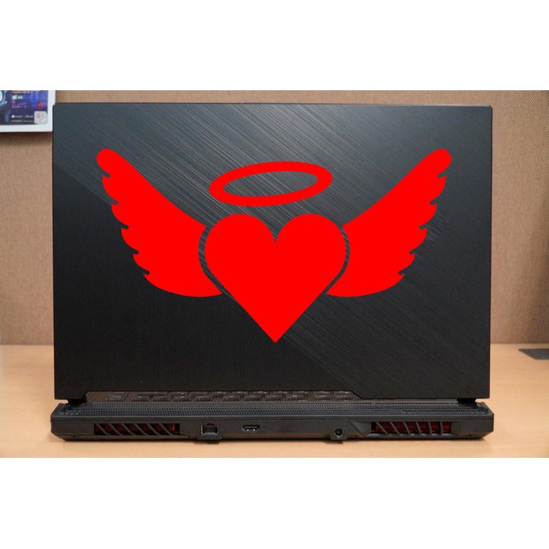 Jual stiker laptop love sayap custom stiker | Shopee Indonesia
