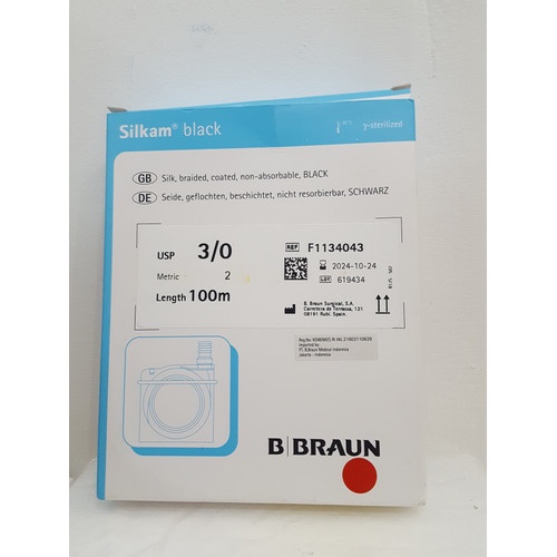Jual Benang ROLL Silkam Black BBRAUN. Benang ROLL Silk Black B BRAUN ...