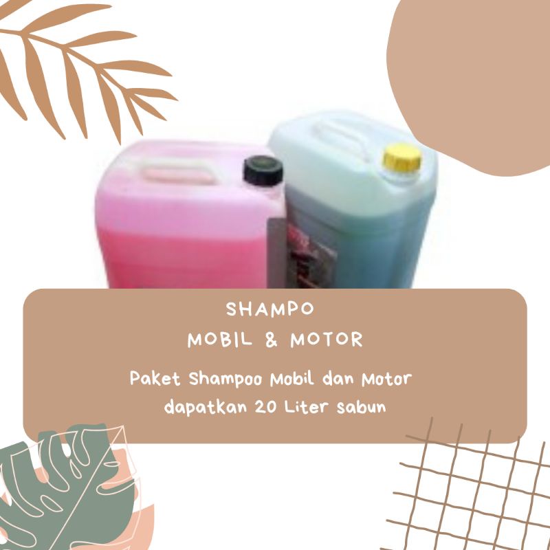 Jual Paket Shampo Mobil & Motor | Shopee Indonesia