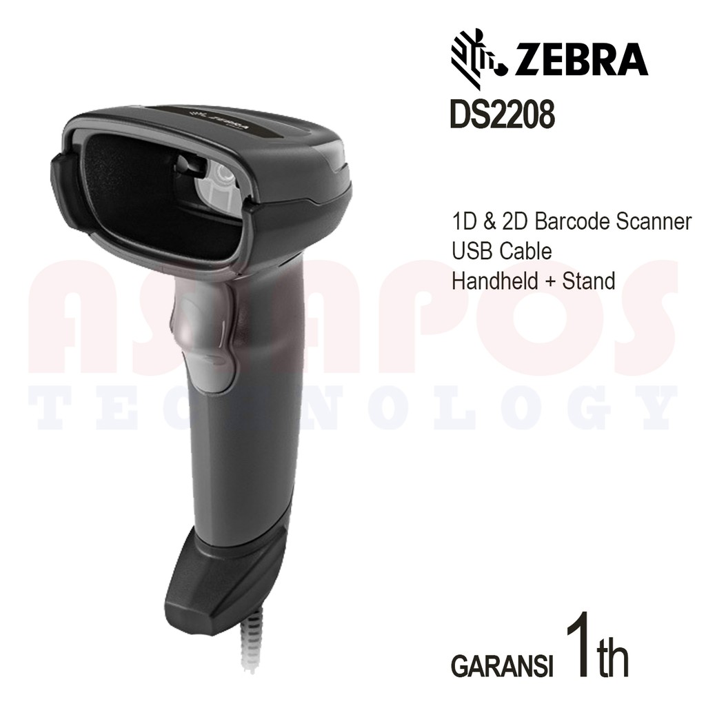 Jual Barcode Scanner Zebra Motorola Symbol DS2208 1D & 2 | Shopee Indonesia