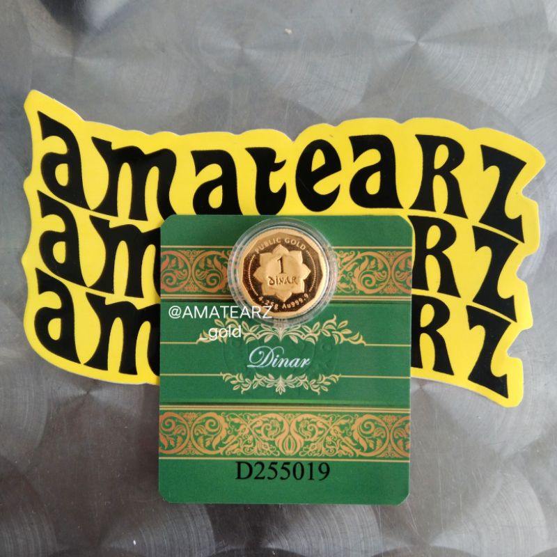 Jual 1 DINAR PUBLIC GOLD MALAYSIA BERAT 4,25 GRAM FINE GOLD 999,9 % ...