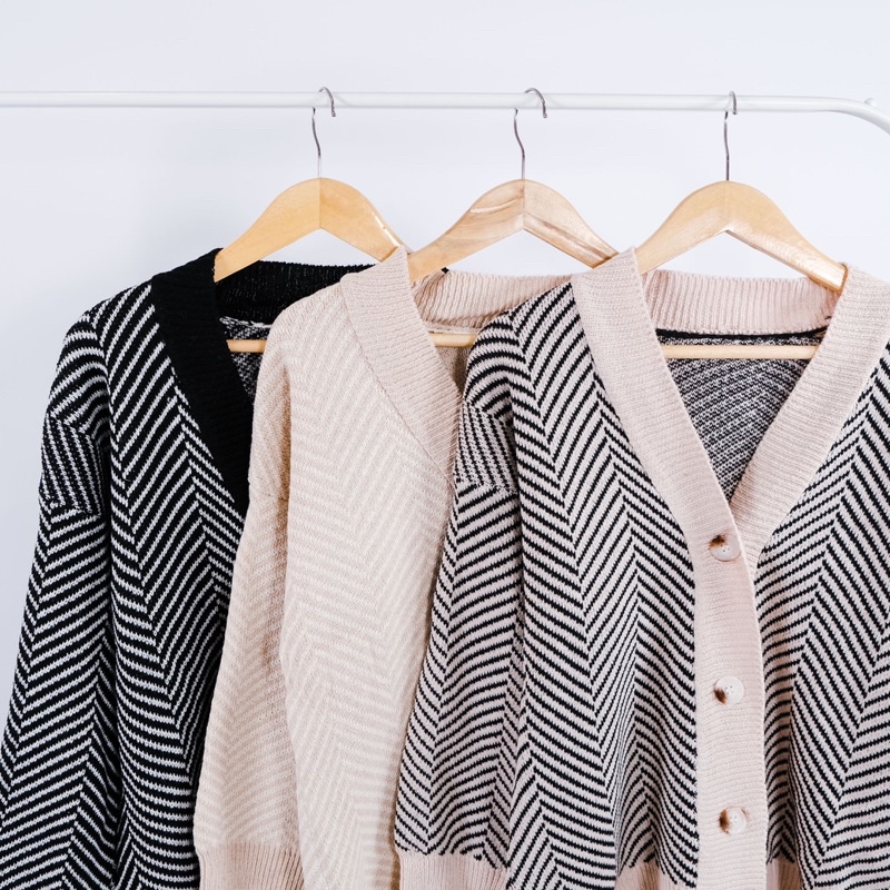 Jual CANARA - CARDIGAN KNIT VALERIE CARDIGAN KOREA FASHION IMPORT CARDIGAN Korean Outer ...