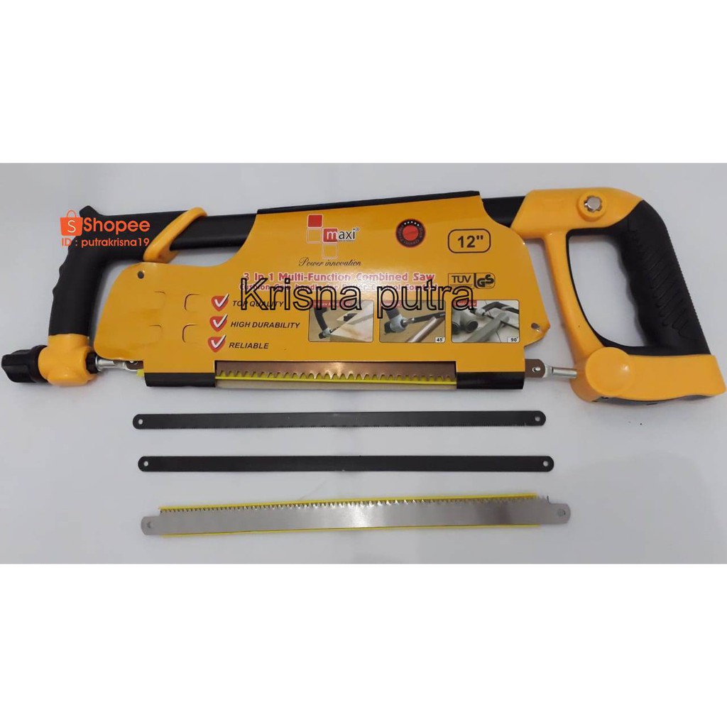 Jual Gagang gergaji besi HEAVY DUTY maxi 3in1 /graji/magic saw | Shopee ...