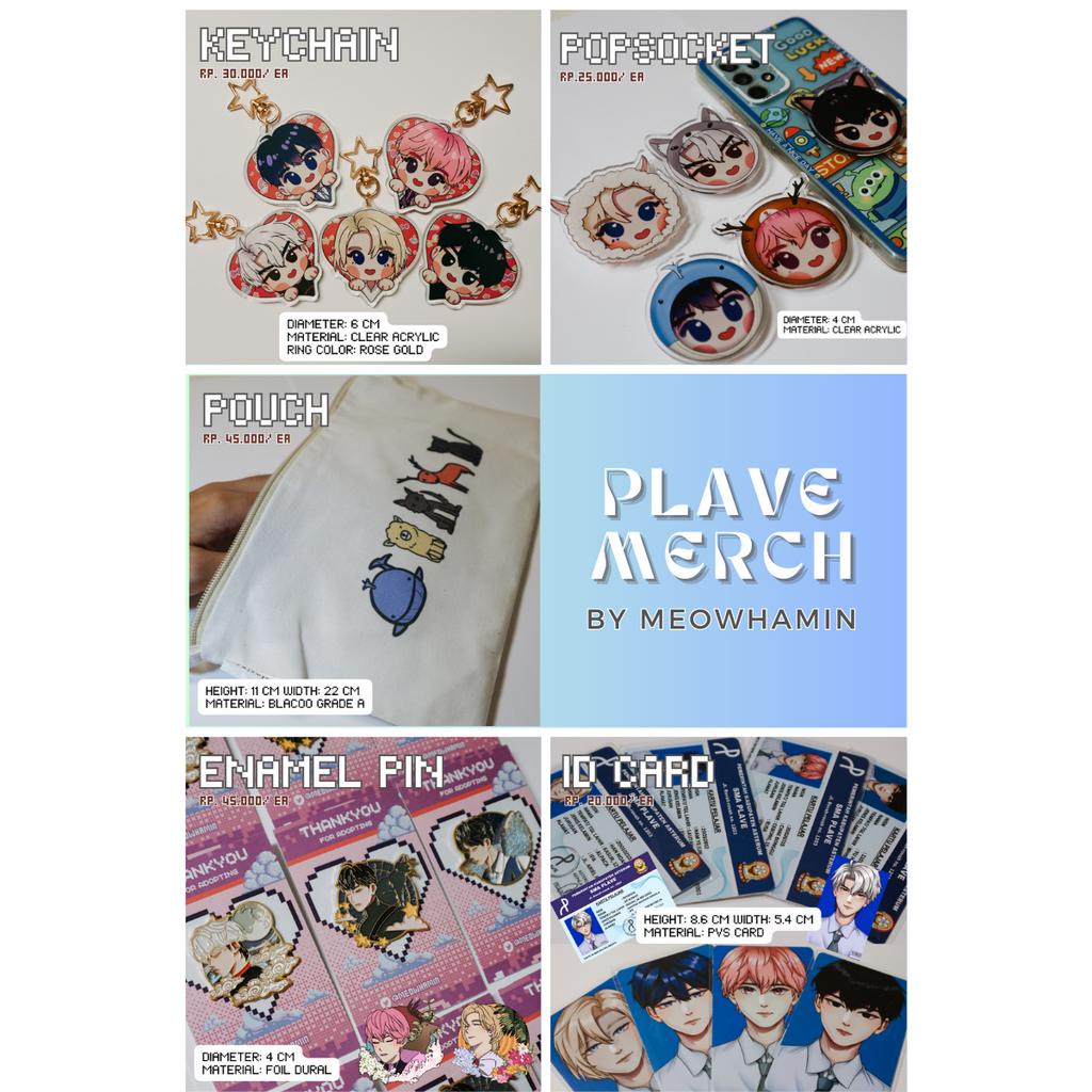 Jual PLAVE Merch by @meowhamin {Keychain/ Gantungan Kunci, Popsocket ...