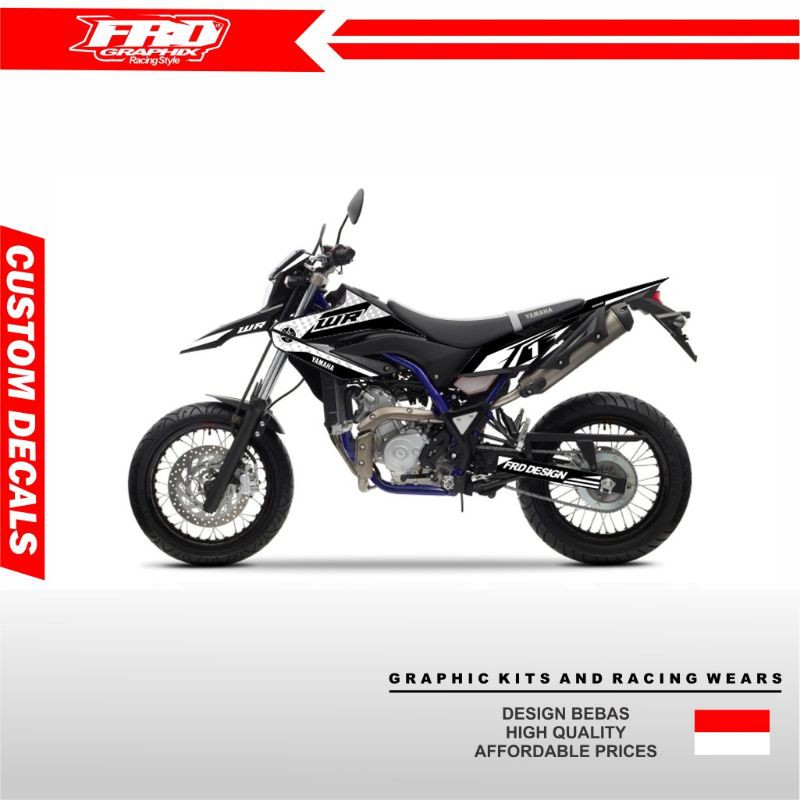 Jual Stiker Decal Biru Putih Yamaha WR 155 Limited Edition Harga Murah ...