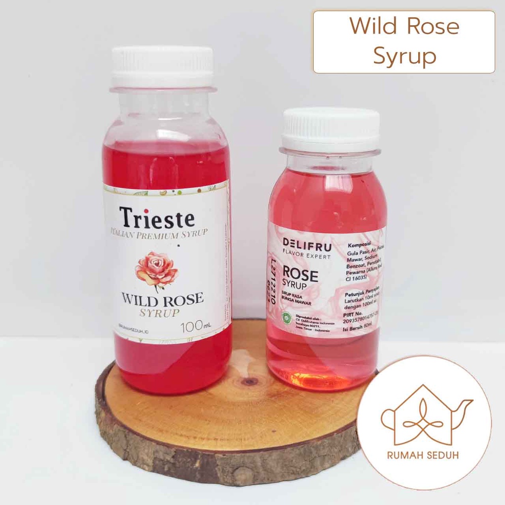 Jual 100 mL Trieste Wild Rose Syrup - Sirup Bunga Mawar | Shopee Indonesia