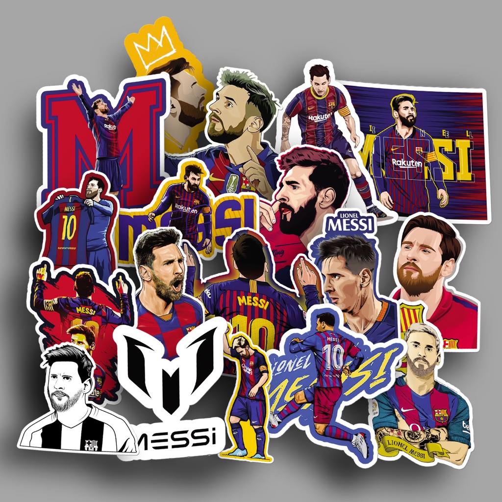 Jual Stiker Pack Messi Barcelona 12pcs | Shopee Indonesia