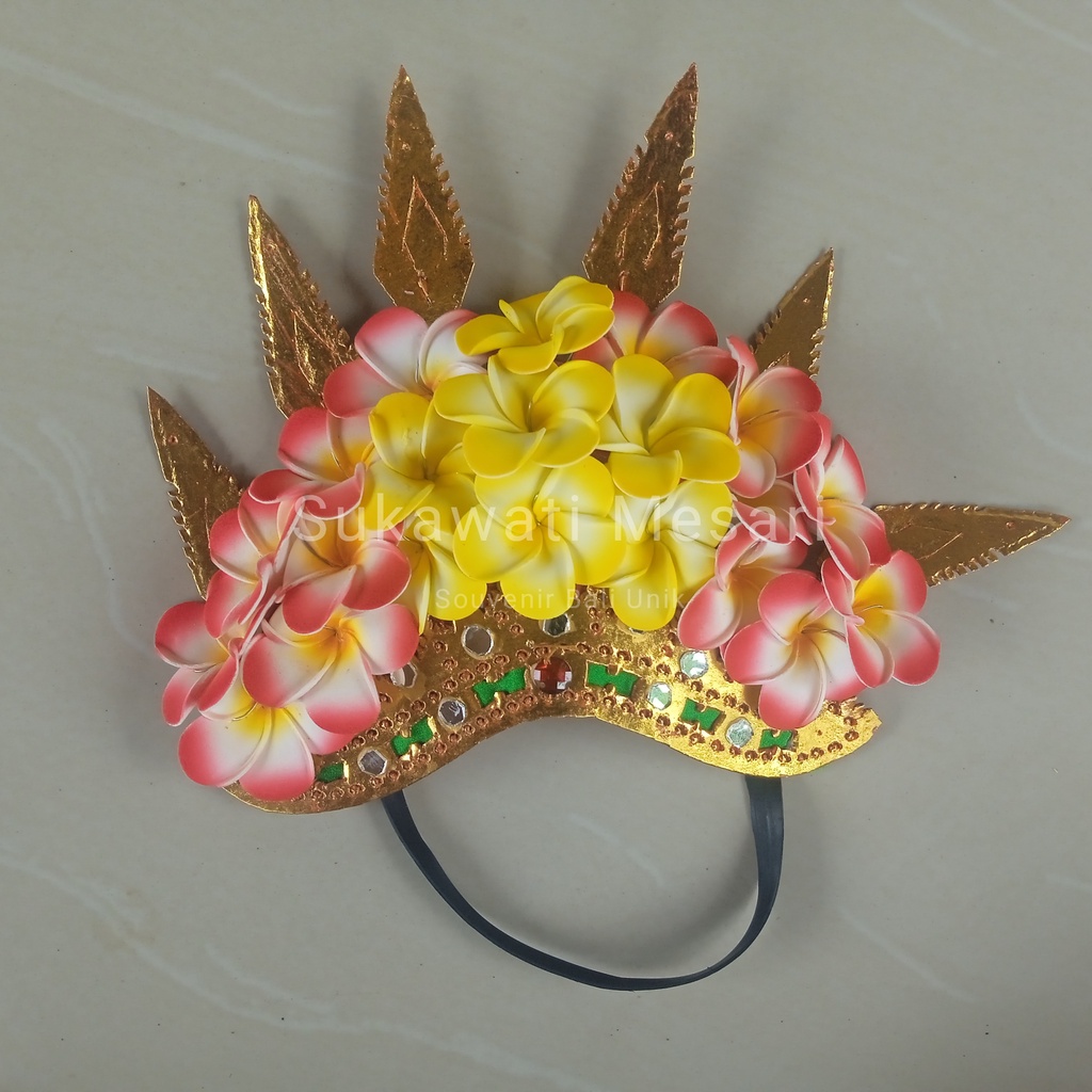 Jual Mahkota Tari Bali Bunga Spons Hiasan Karnaval Dancing Crown ...