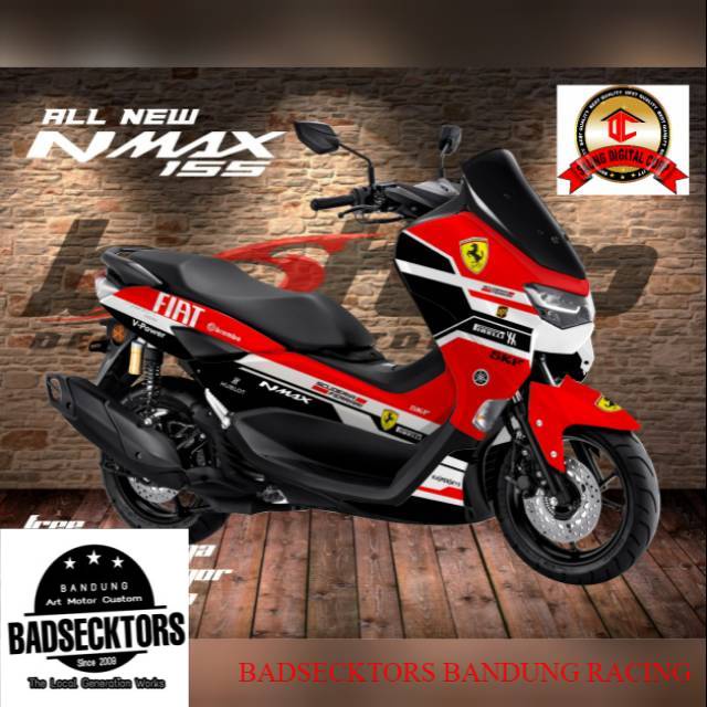 Jual Sticker decal full body yamaha nmax new ferrari fiat variasi warna ...